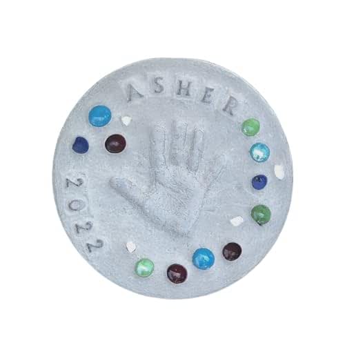 Amazon.com: Large DIY Stepping Stone Kit, Handprint Stepping Stone ...