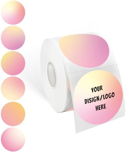 Amazon.com : Humyoun 2500 Pcs 2 Inch Circle Thermal Sticker Labels Self ...