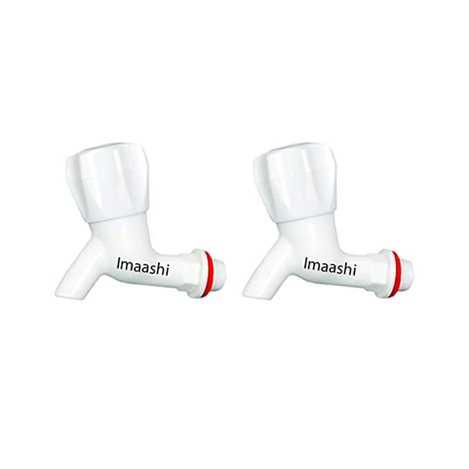 Imaashi ® Abs Plastic Bib Cock Water Tap for Kitchen Bathroom Wash ...