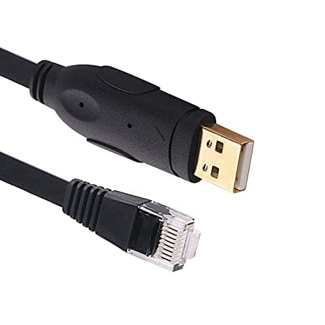 ULTRABYTES USB to RS232 RJ45 Console Cable for Compatible with Windows ...