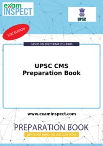 Buy UPSC CMS Preparation Book 2021 [Paperback] Examinspect Book Online ...