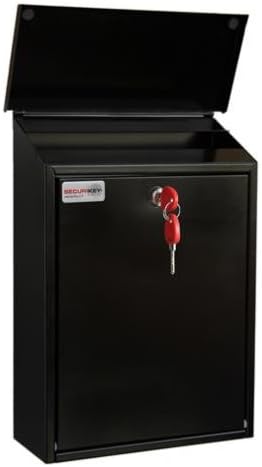 SECURIKEY STANDARD SIZED SECURITY POST BOX – TOP LOADING : Amazon.co.uk ...