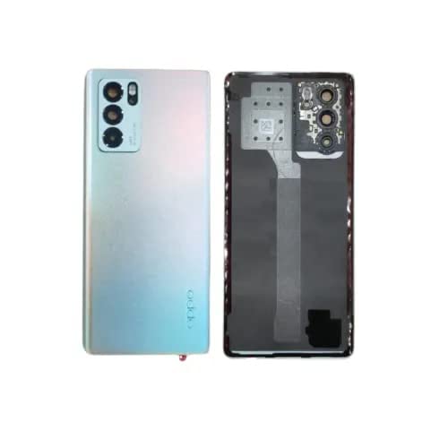 Back Glass Panel for Oppo Reno 6 Pro Aurora White Module and Heat Sink ...