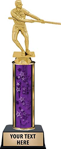 Buy Crown Awards Tug of War Trophies, Personalized Purple Tug of War ...