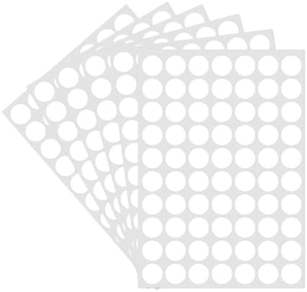 Amazon.com : Starboling Dot Stickers,1/2 Inch White Circle Stickers ...