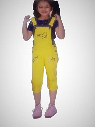 Buy Yellow Denim Dangari for Girls at Amazon.in