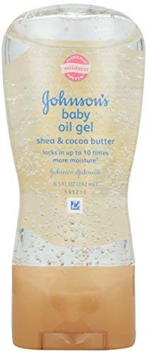 Amazon.com: Johnson's Baby Oil Gel with Shea & Cocoa Butter for Baby ...