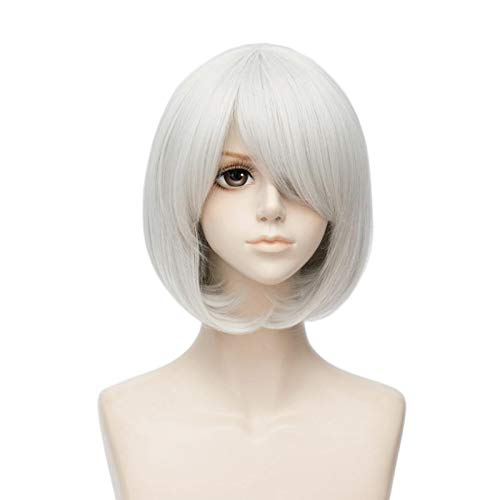 Amazon.com: AHJSN Game NieR Automata 2B YoRHa No.2 Type B Wig Cosplay ...