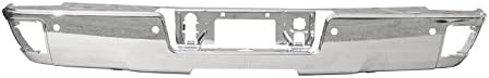 Amazon.com: MBI AUTO - Steel Chrome, Rear Step Bumper Face Bar ...