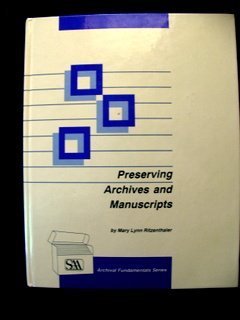 Amazon.com: Preserving Archives and Manuscripts (Archival Fundamentals ...