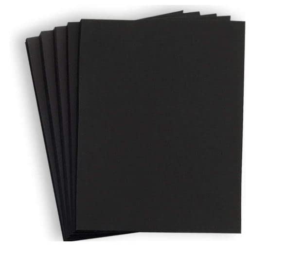 SVR A4 Black Paper 130 GSM Pack of 50 Sheets,Coloured Paper best for ...