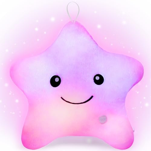 Amazon.com: Subao Sensory Toys for Kids with Autism,14" Light Up Star ...