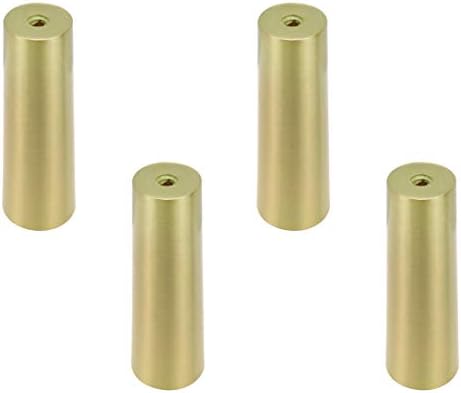 Geesatis 4 pcs Metal Chair Leg Cap Round Furniture Leg Cover Diameter 1 ...
