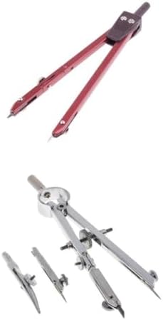 SNAPPSY® 2 Metal Compass for Geometry Math Drawing Drafting Schools ...