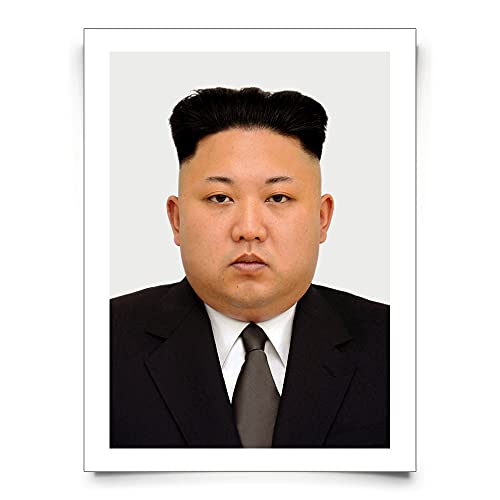 KIM JONG UN NORTH KOREA PORTRAIT ART PRINT POSTER Korean Leader Wall ...