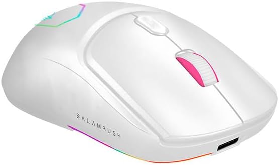 Balam Rush Mouse Gamer Speeder Match MG959 10000dpi Alambrico Blanco BR ...