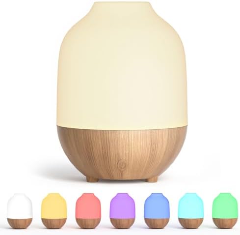 SALUBRITO Essential Oil Diffuser, 100ml Small Ultrasonic Aromatherapy ...