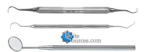 Amazon.com: Dental Tartar Scraper and Remover Set, SS : Health & Household