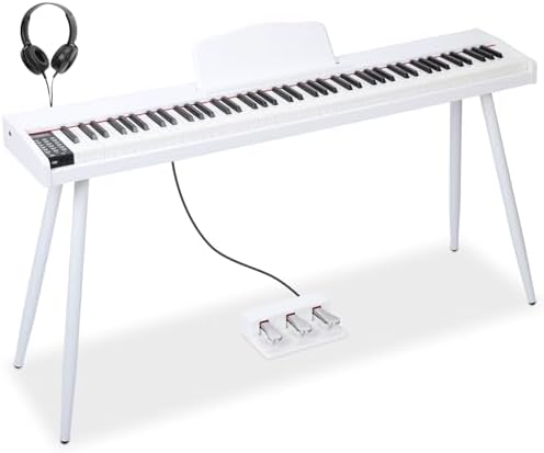 Amazon.com: 88 Key Digital Piano for Beginner, Full-Size Electric ...