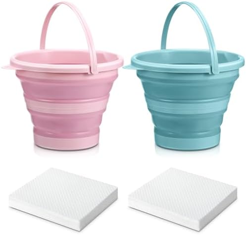 Amazon.com: Anglechic 2 Pcs Reusable Vomit Bucket with 20 Absorbent ...