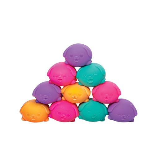 Snapklik.com : Schylling NeeDoh Teenie Funky Pups - Sensory Fidget Toy - 3 Mini Groovy Globs In ...