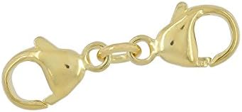Amazon.com: Lobster Clasp Necklace Bracelet Extender,925 Sterling ...