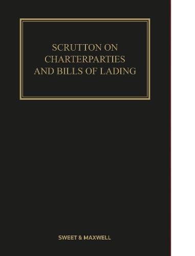Amazon.co.jp: Scrutton on Charterparties and Bills of Lading : Foxton ...