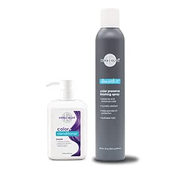 Amazon.com: KERACOLOR Purple Temporary Color Conditioner 12 oz ...