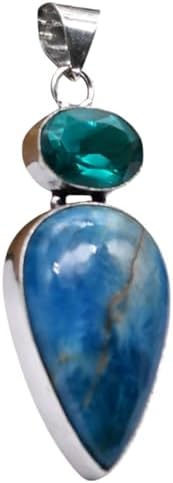 BEADS PLANET JAIPUR Blue Apatite & Other Natural Gemstone Ethnic ...