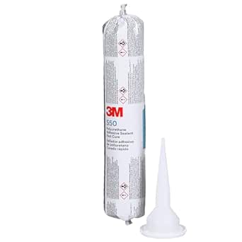 3M Polyurethane Adhesive Sealant 550FC Fast Cure, White, 400 mL Sausage ...