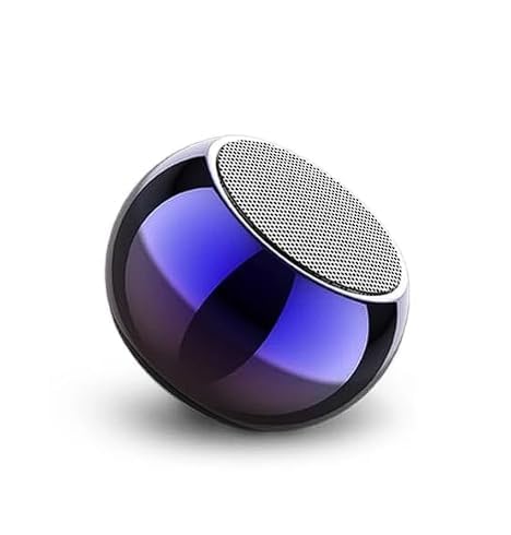 Modern Dynamic Portable 3D Mini Speaker Metal Round Mini Speakers ...