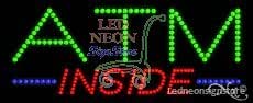 Amazon.com : LED ATM Inside Sign for Business Displays | Horizontal ...