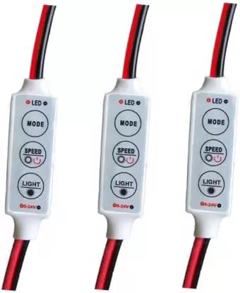 Buy 6 Mode & 5 Speed LED Strip Light Flasher Blinker Strip Controller ...