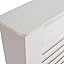 OHS Cream Radiator Cover Medium, Stylish Slatted Design Wooden Frame ...