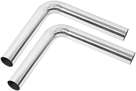 Amazon.com: X AUTOHAUX 2 Pcs 90 Degree Bend 2" OD Car DIY Custom ...
