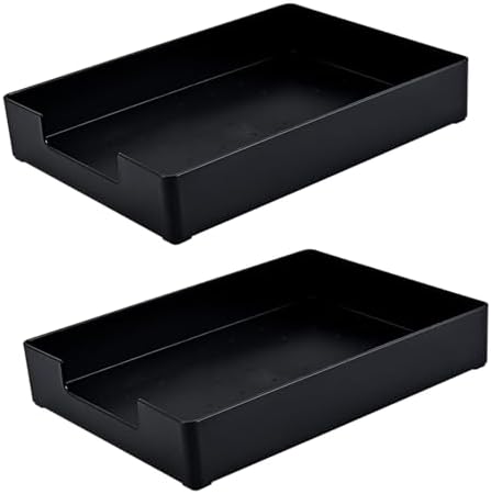 Amazon.com: A3 Stackable Paper Tray, 3 Tier Desk File Organizer ...