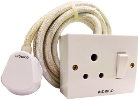 INDRICO® 20A Power Extension Board with 2 Meter Heavy Duty Wire for ...