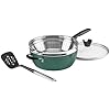 Amazon.com: Cuisinart Preferred Pan 4-Pc Set - Sensible Sage Green (4.5 ...