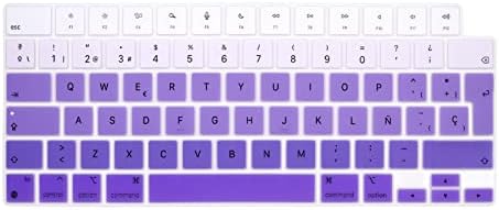 Amazon.com: Boaulee Spanish Keyboard Cover EU Layout for MacBook Air 13 ...