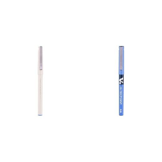 Pilot Hi-Techpoint 05 Super Value Pen - Pack of 3, Blue & Pilot V5 ...