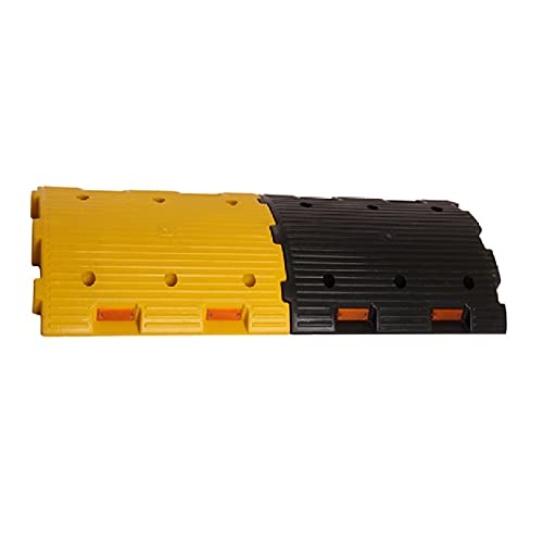 LADWA Plastic Road Hump Safety Speed Breaker in Black & Yellow Colour ...
