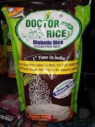 DOCTOR RICE DIABETIC RICE SUGAR FREE RICE 1KG & PRABHAKAR BROWNTOP ...