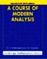 A Course Of Modern Analysis Icm Edition : Amazon.in: Books