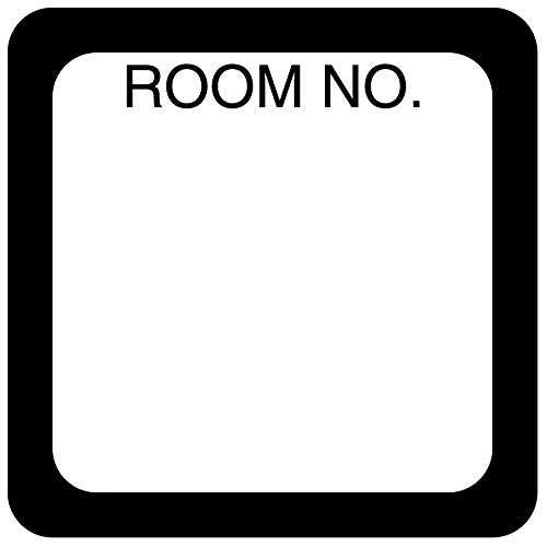 UAL Room Number Labels, 1-1/2" x 1-1/2", 200 Count : Amazon.in ...