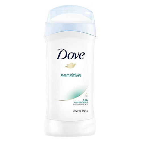 Amazon.com : Dove AntiPerspirant Deodorant Sensitive Skin, White ...