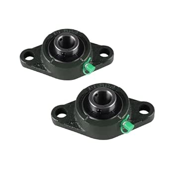 ONLISUM Pillow Block Bearing 2 Pack UCFL204-12 Rhombic Pillow Block Mounted Bearing, 3/4 inch ...