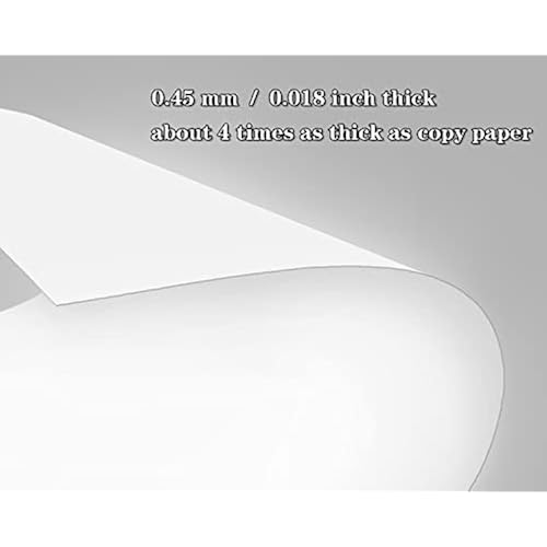 Snapklik.com : Extra Heavyweight Cardstock White 50 Sheets 130 Lb Cover