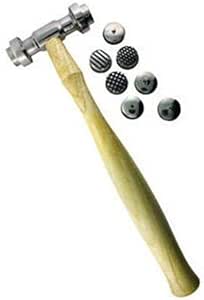 For Metal Steel Texture Texturing Hammer Tool with 9 Interchangeable ...