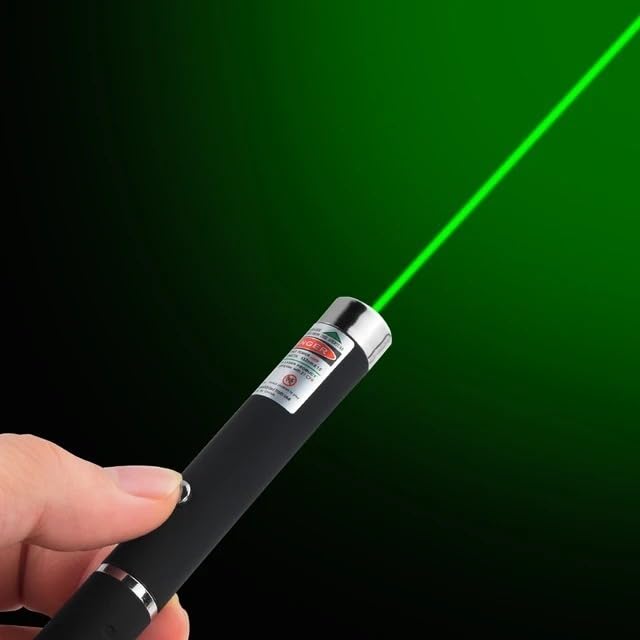 Elegant Lifestyle Green Laser Light Pointer Pen – 532 nm Beam Light, 5 ...