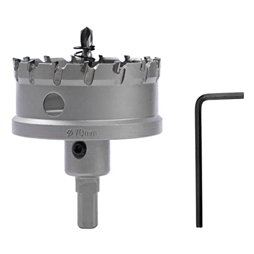 Dribotway Bi-Metal Hole Saw 70mm TCT Carbide Heavy Duty Industrial ...